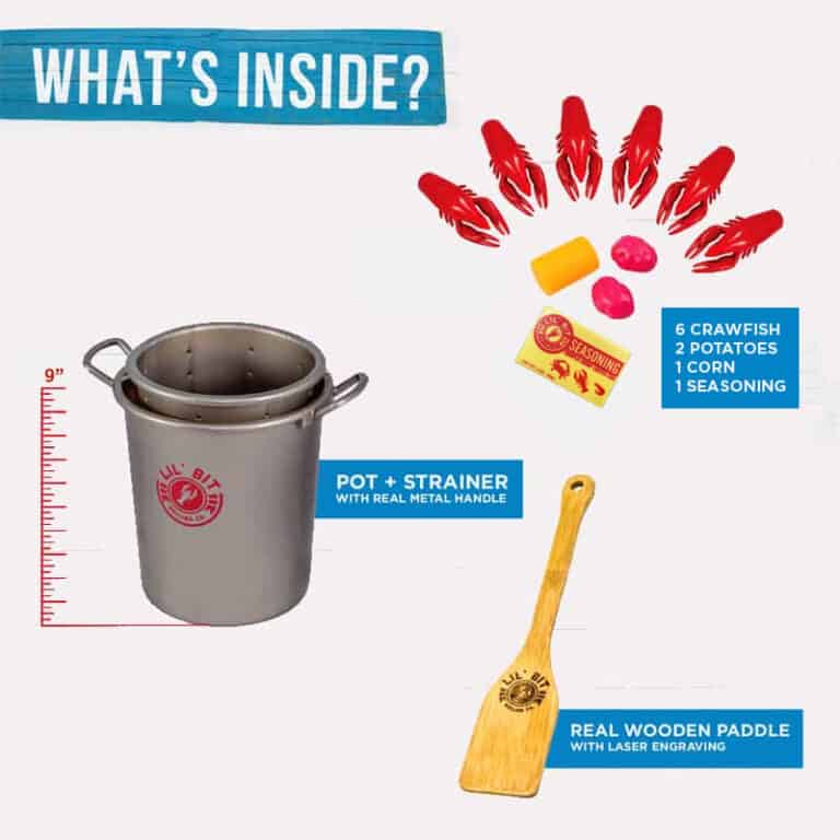 Lil' Bit Crawfish Boil Set - Lil' Bit Boiling Set For Kids